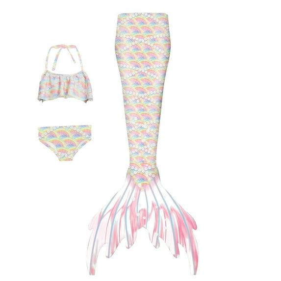 BOOMNY Toddler Baby Girls 3 Peice Swimsuits Sleeveless Bathing Suit for ...