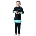 BOOMNY Toddler Baby Girls One Peice Swimsuits Long Sleeve Rash Guard ...