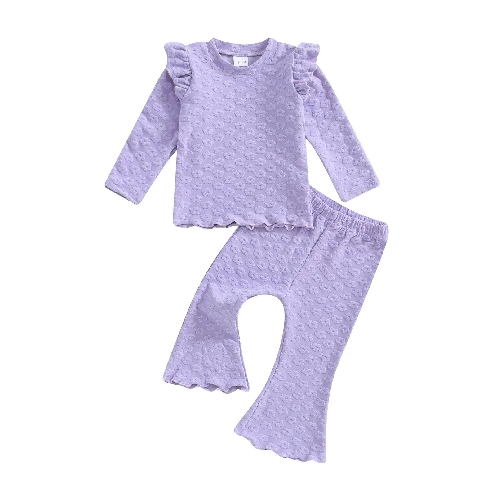 BOOMNY Toddler Baby Girls Outfit Set 2 Peice Clothes Set for Girl ...