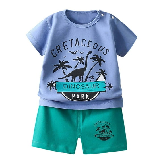 BOOMNY Toddler Boys Clothes Sets 2 Peice Outfits for Kids Cartoon ...