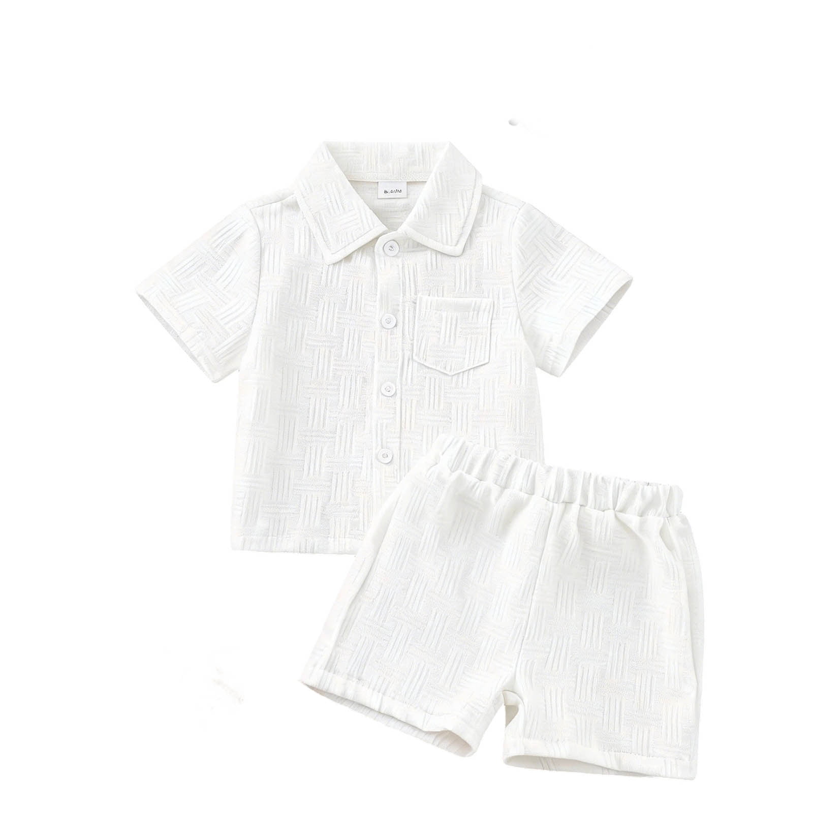 BOOMNY Toddler Boys Clothes Sets 2 Peice Outfits for Kids Casual Solid ...