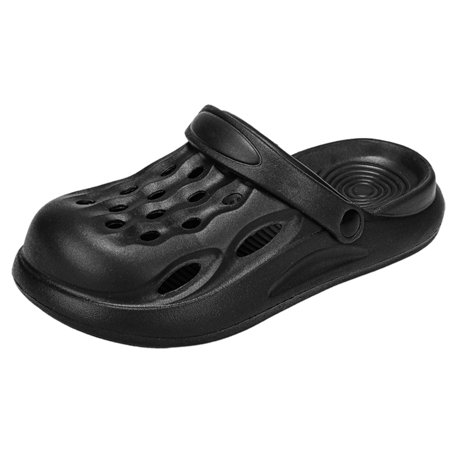 BOOMNY Toddler Boys Girls Clog Shoes Solid Color Garden Shoes for Kids ...