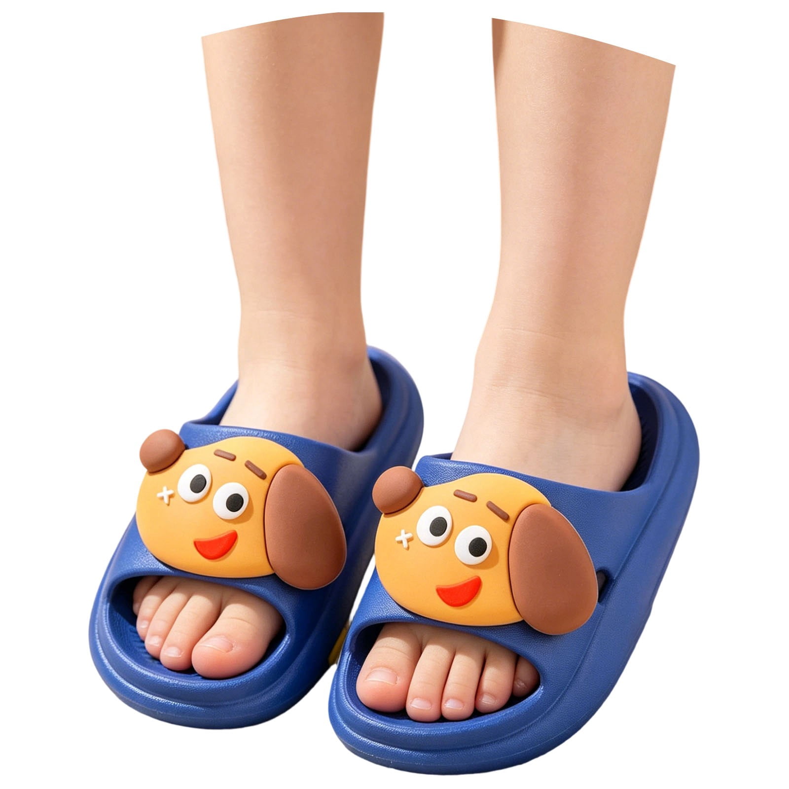 BOOMNY Toddler Boys Girls Slippers Cartoon Anti Slip Open Toe Summer ...