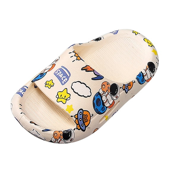 BOOMNY Toddler Boys Girls Slippers Cartoon Anti Slip Open Toe Summer ...