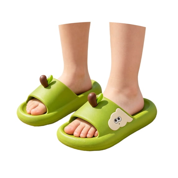BOOMNY Toddler Boys Girls Slippers Cartoon Anti Slip Open Toe Summer ...
