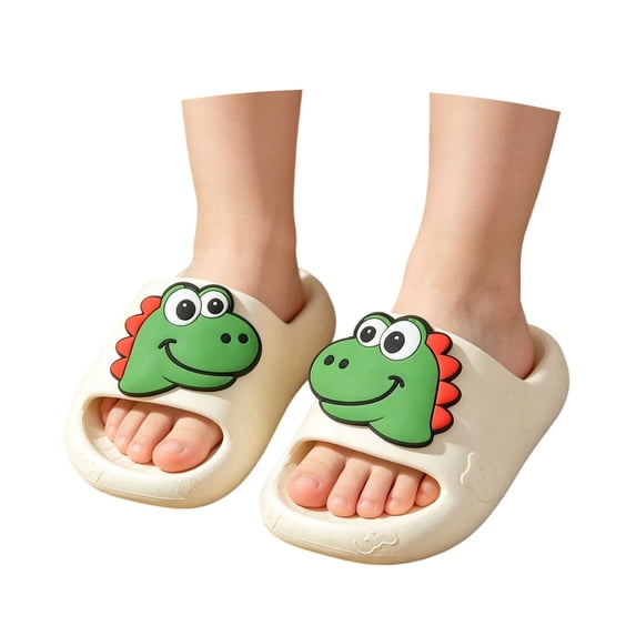 BOOMNY Toddler Boys Girls Slippers Cartoon Anti Slip Open Toe Summer ...