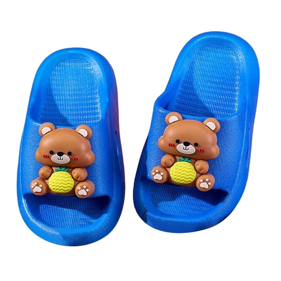 BOOMNY Toddler Boys Girls Slippers Cartoon Anti Slip Open Toe Summer ...