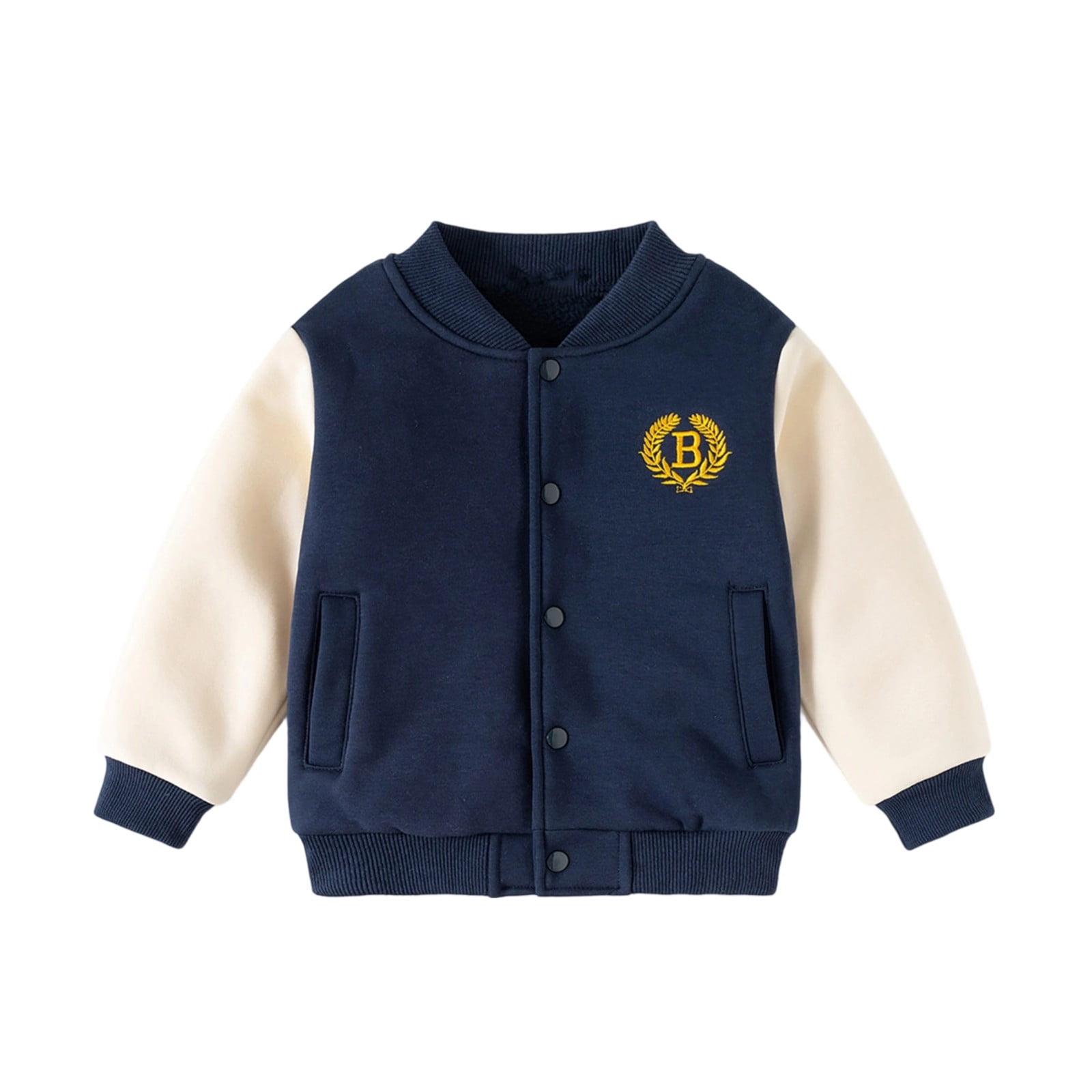 BOOMNY Toddler Boys Jackets Long Sleeve Baseball Jacket for Boys ...