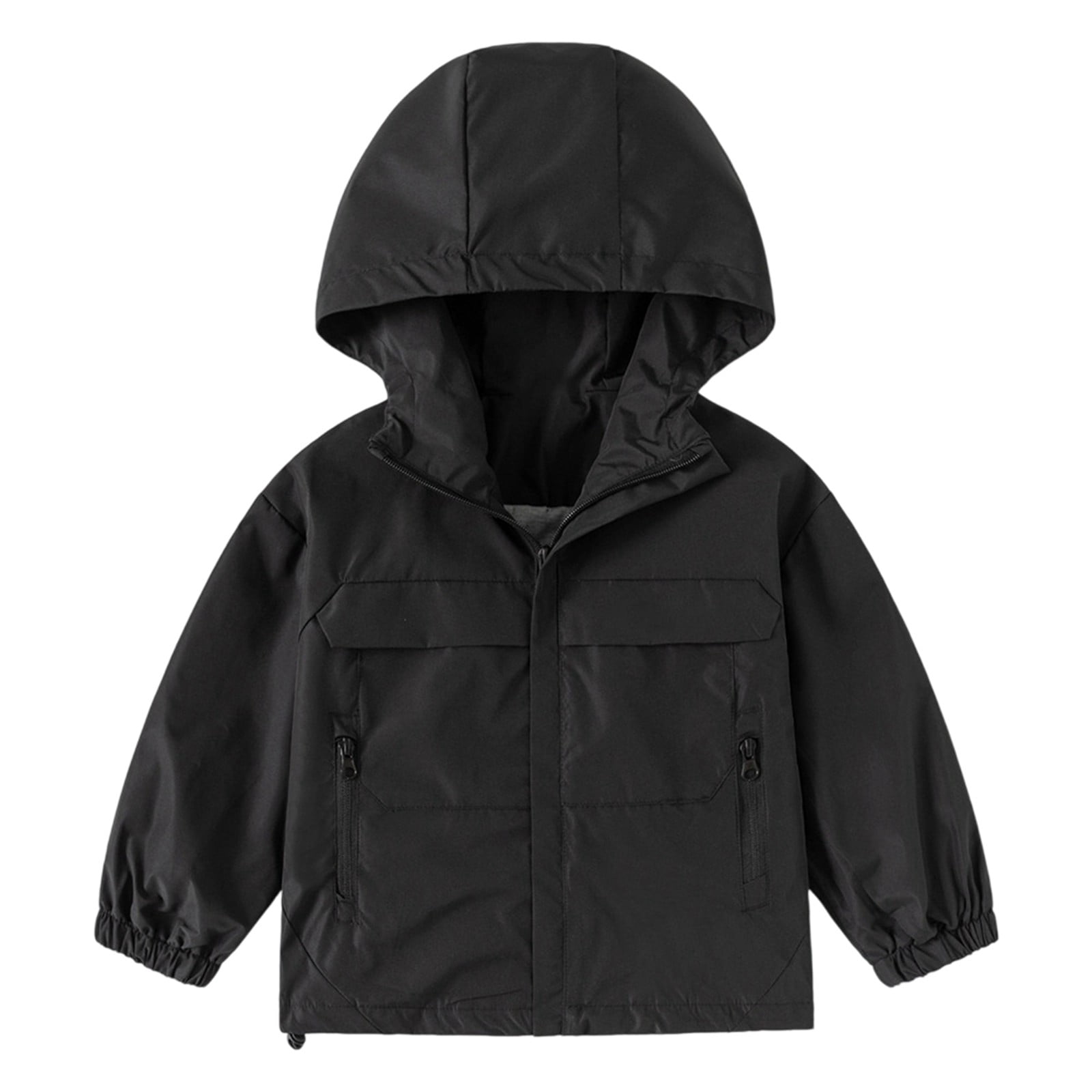 BOOMNY Toddler Boys Jackets Long Sleeve Hooded Jacket for Boys Zip Up ...