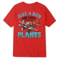 BOOMNY Toddler Boys Short Sleeve T-Shirts Crew Neck Cartoon Graphic Tee ...