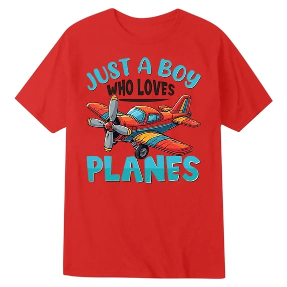 BOOMNY Toddler Boys Short Sleeve T-Shirts Crew Neck Cartoon Graphic Tee ...
