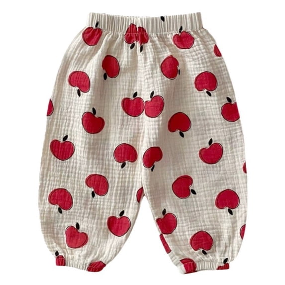 BOOMNY Toddler Boys Summer Pants Elastic Waist Fashion Graphic Wide Leg ...