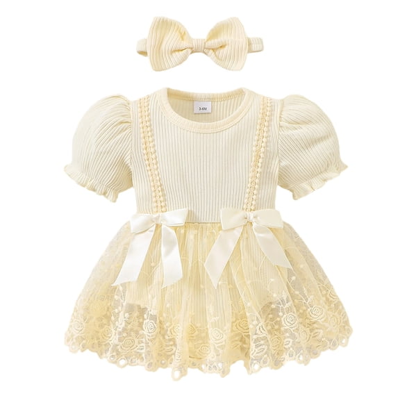 BOOMNY Toddler Girls Bodysuit Sleeveless Lace Mesh Jumpsuits for Girls ...