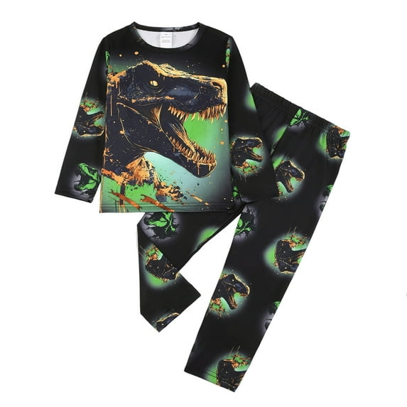 BOOMNY Toddler Boys Outfit Sets 2 Peice Loungewear Set for Kids Cartoon ...