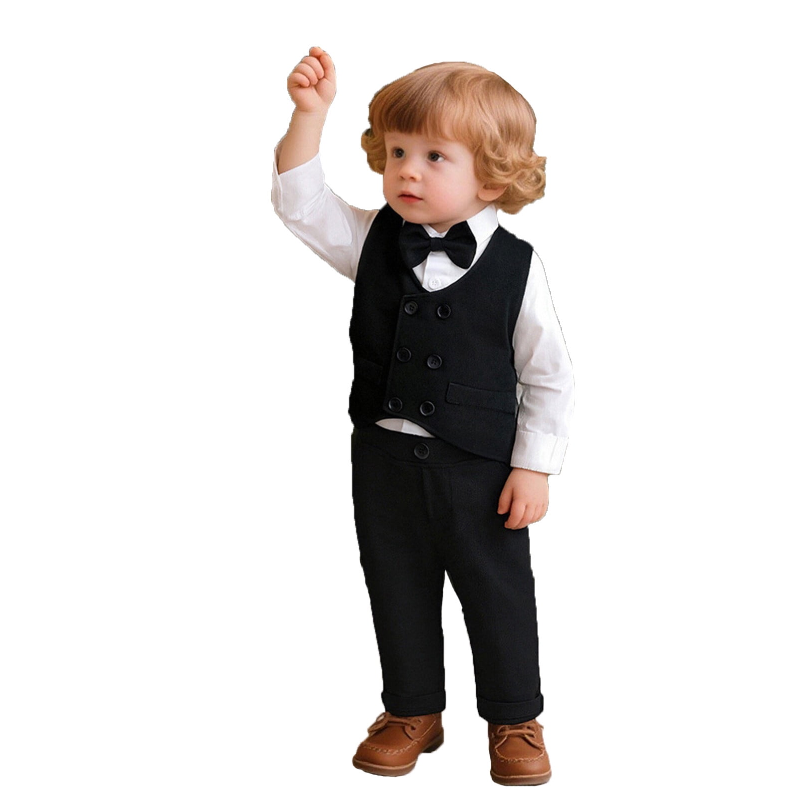 BOOMNY Toddler Infant Boys Outfit Sets 3 Peice Wedding Clothes Set for ...