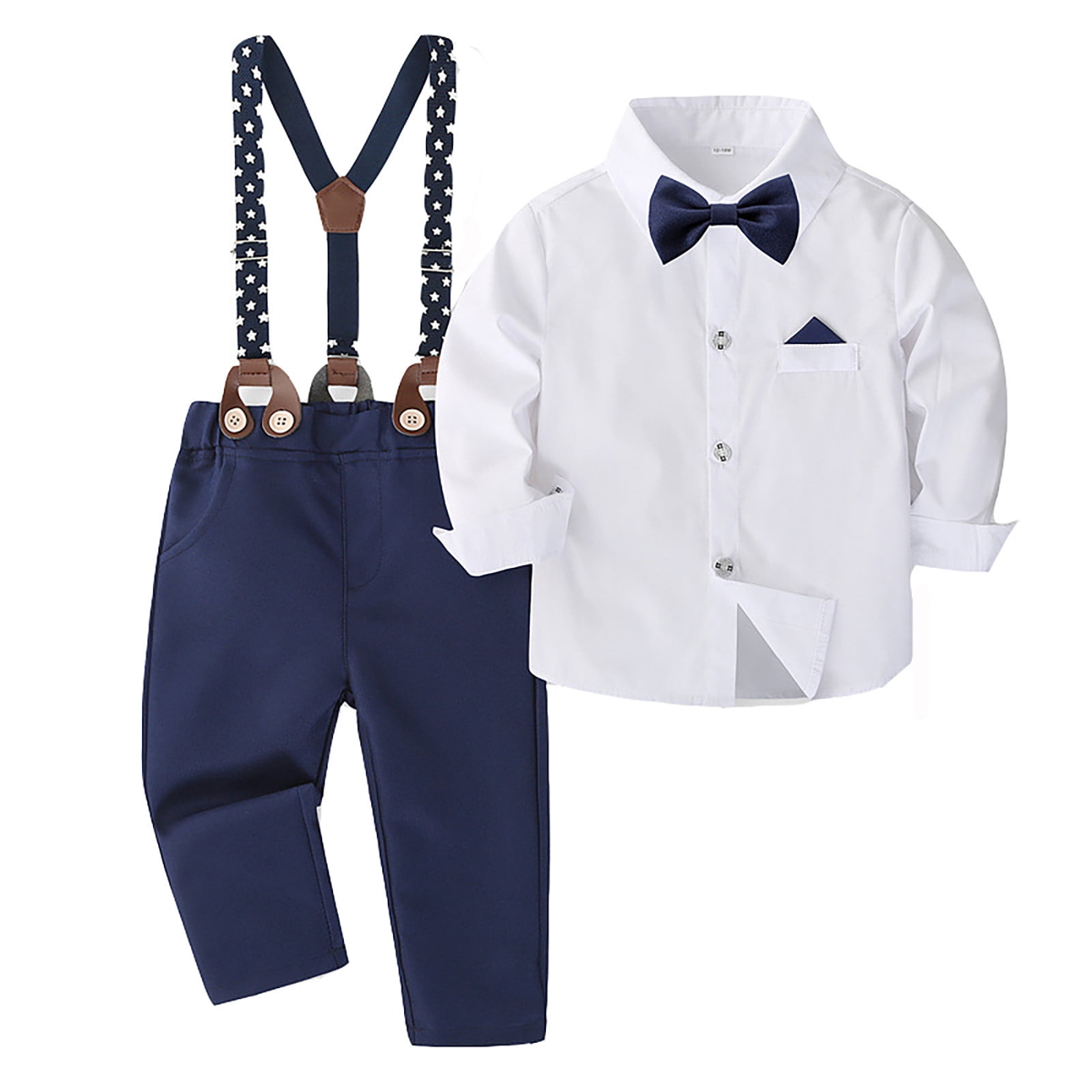 BOOMNY Toddler Infant Boys Outfit Sets 3 Peice Wedding Clothes Set for ...