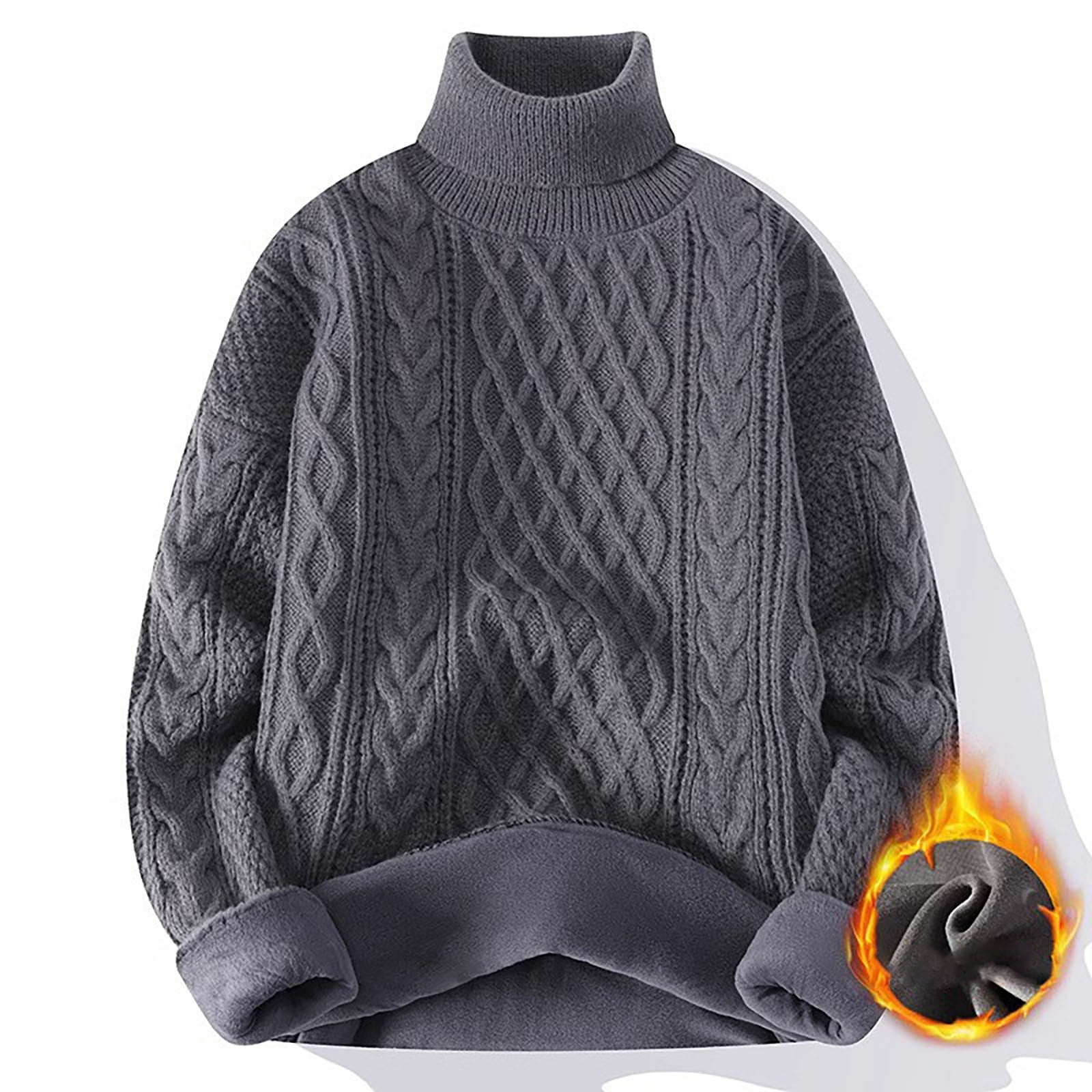 BOOMNY Women's Sweaters Long Sleeve Sweaters for Women Solid Color ...