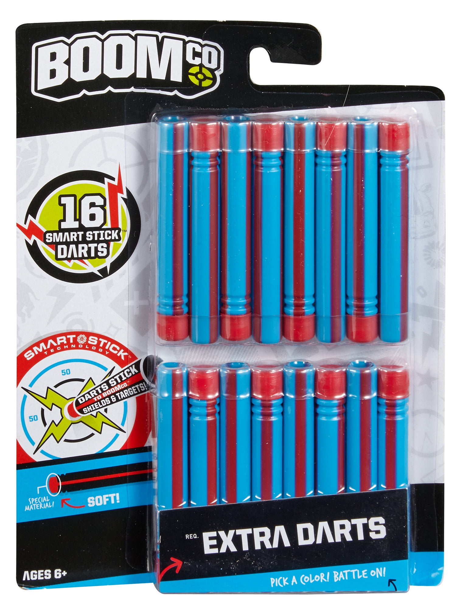 BOOMco. Extra Darts (Blue with Red Stripe) - Walmart.com