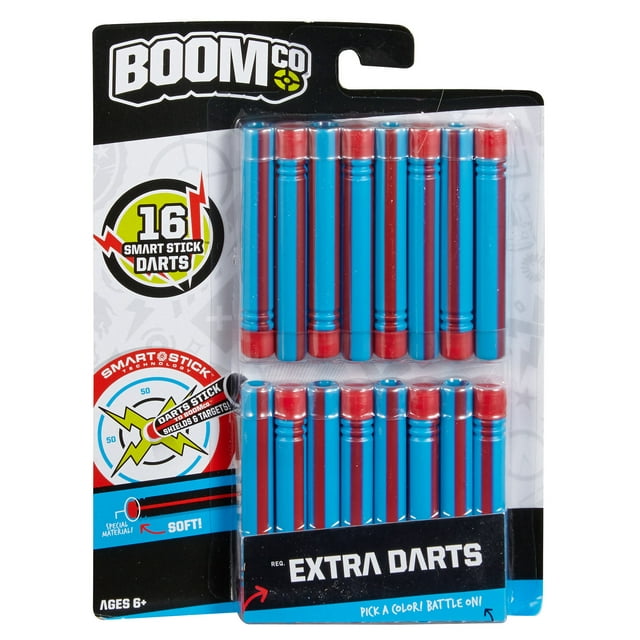 BOOMco. Extra Darts (Blue with Red Stripe) - Walmart.com