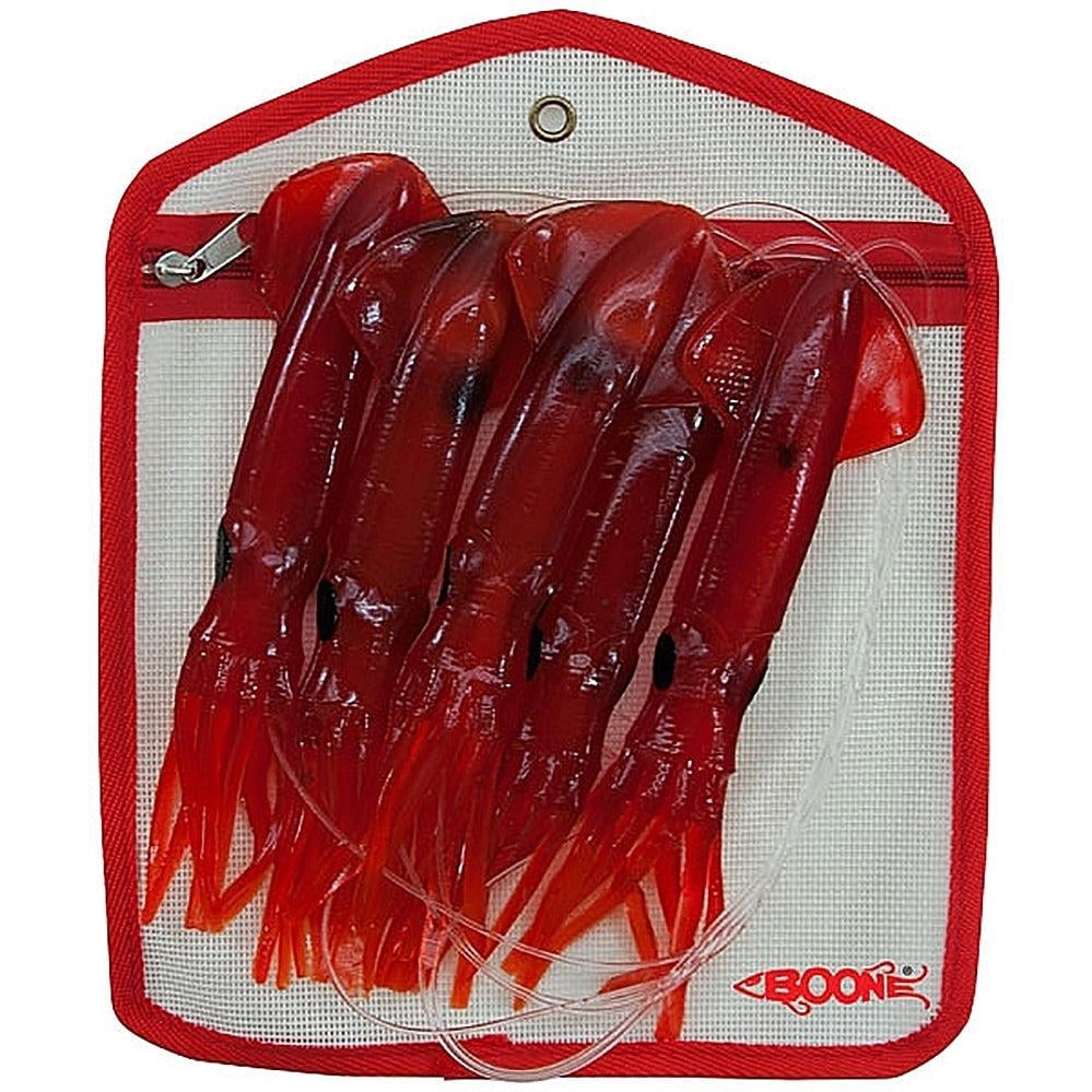 BOONE Squid Daisy Chain 9in, Natural Lures - Walmart.com