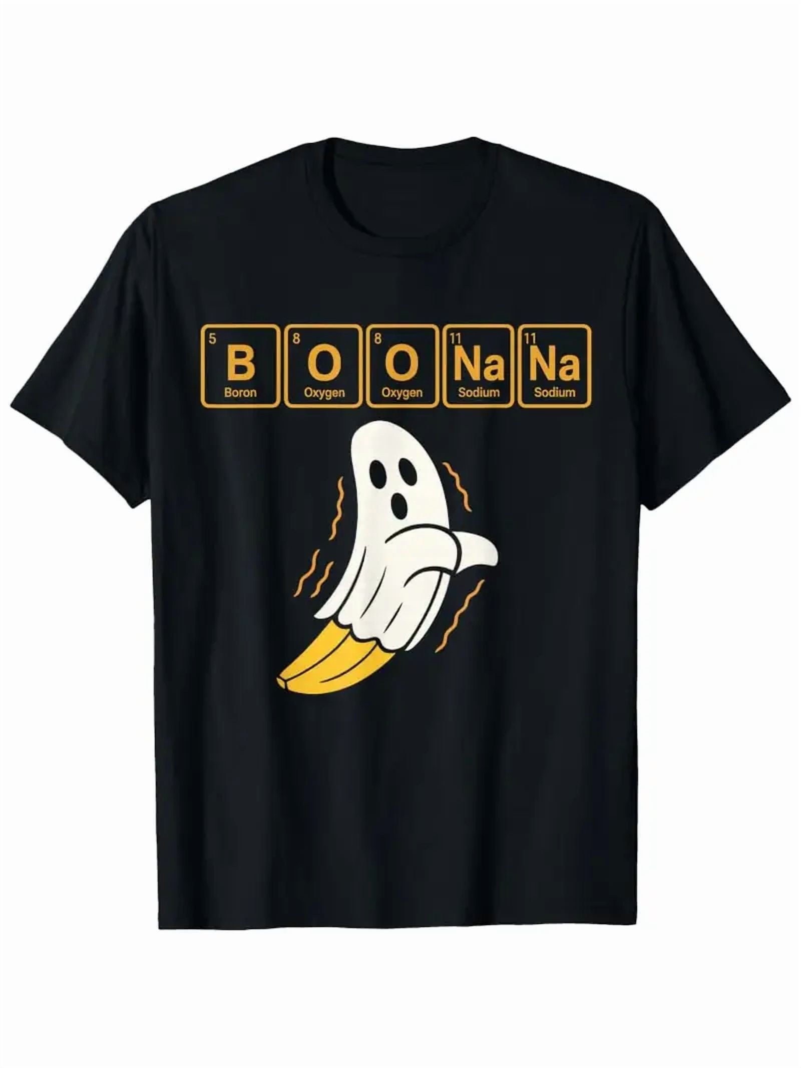 BOONaNa Periodic Table Chemistry T-Shirt - Retro Element Design Short ...