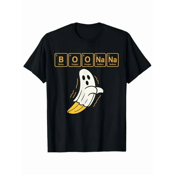 BOONaNa Periodic Table Chemistry T-Shirt - Retro Element Design Short ...