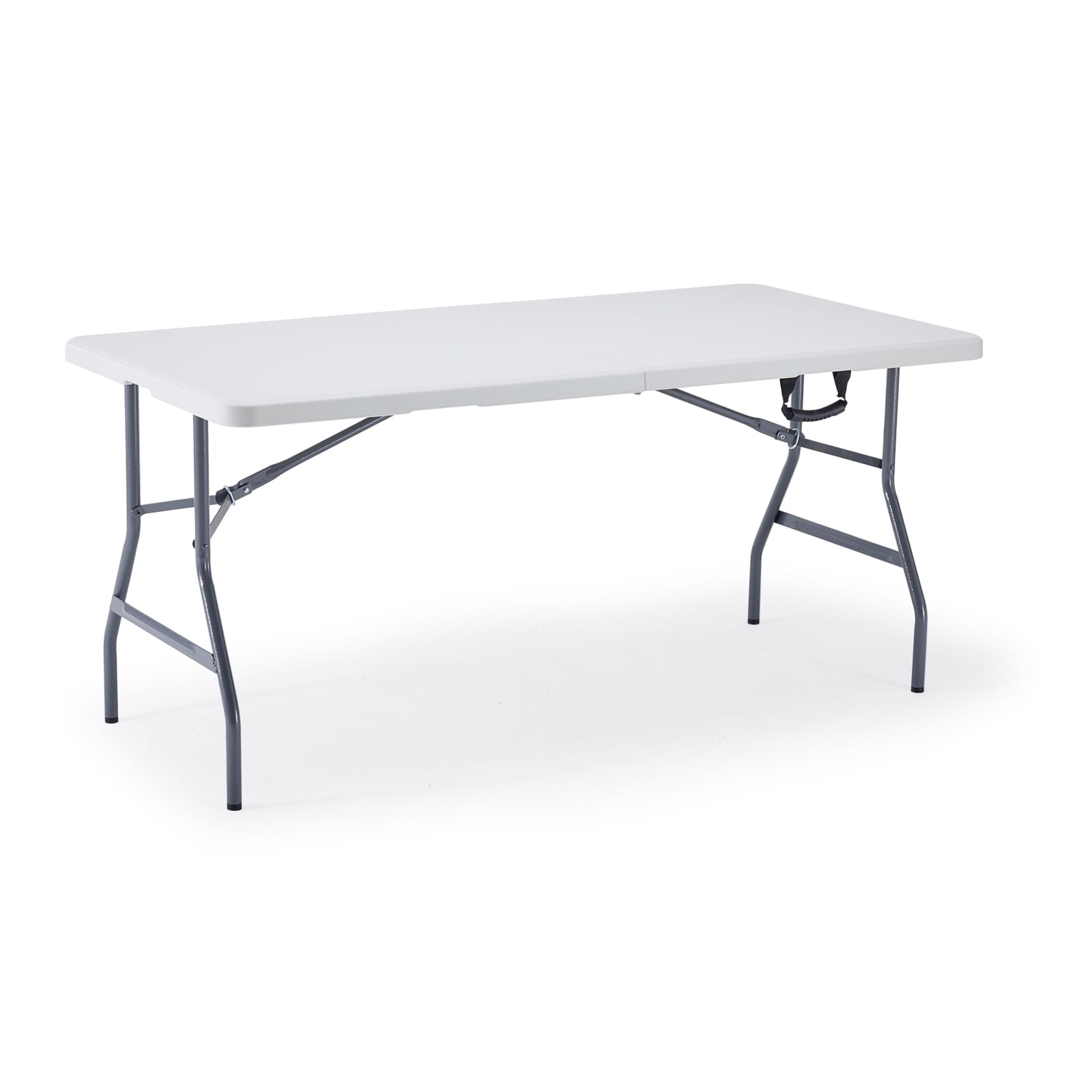 BOOSDEN 5 Foot Folding Table – Portable Adjustable Height Rectangle Table for Indoor & Outdoor ...