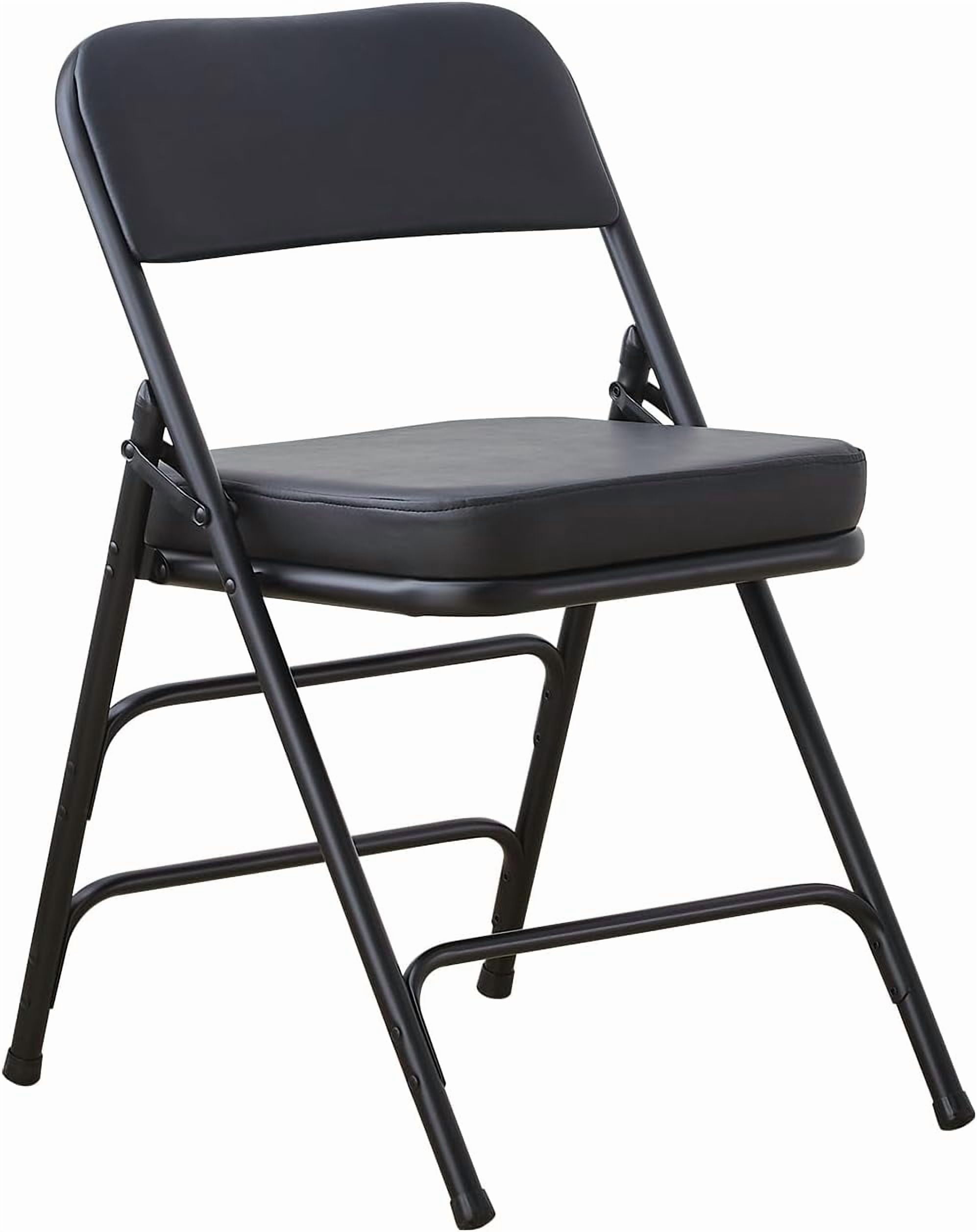 BOOSDEN Folding Chair, Foldable Chair, Faux Leather Fold Up Chair for ...