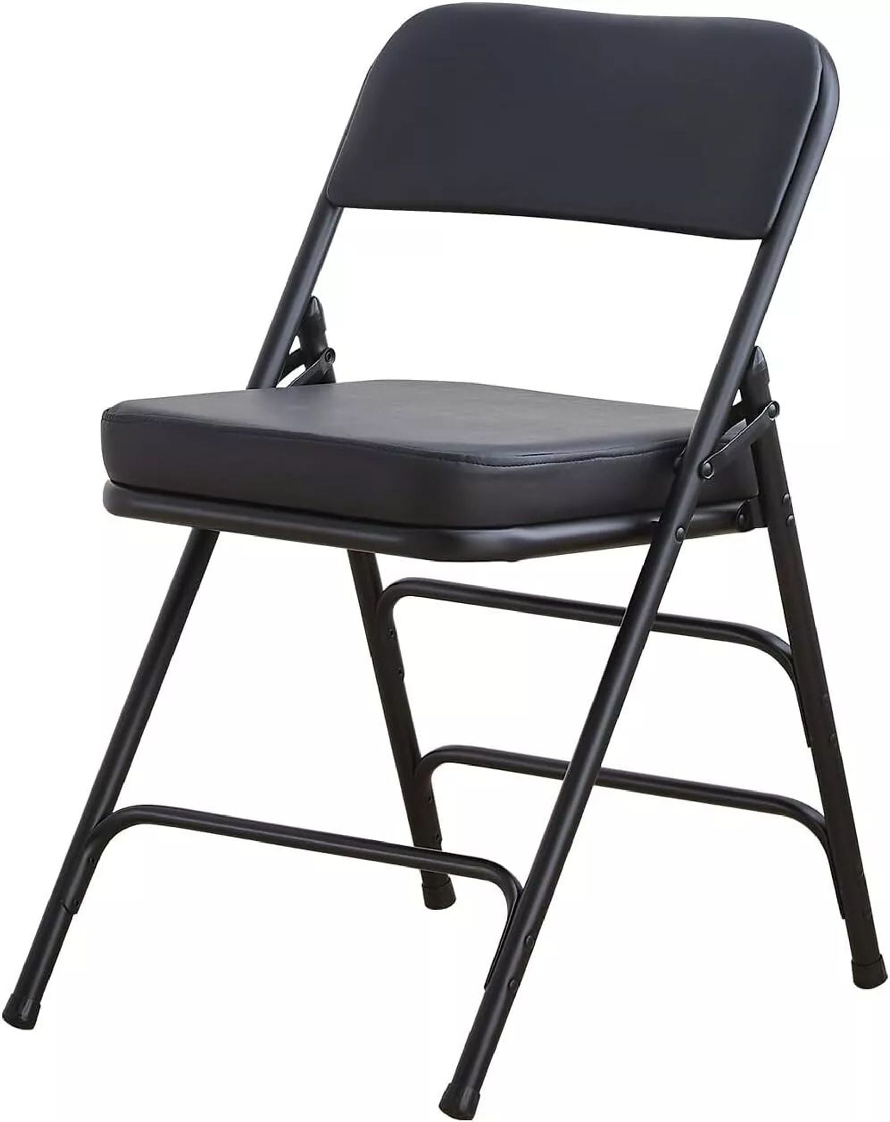 BOOSDEN Padded Folding Chair – Heavy Duty Metal Frame, Thick Cushion ...