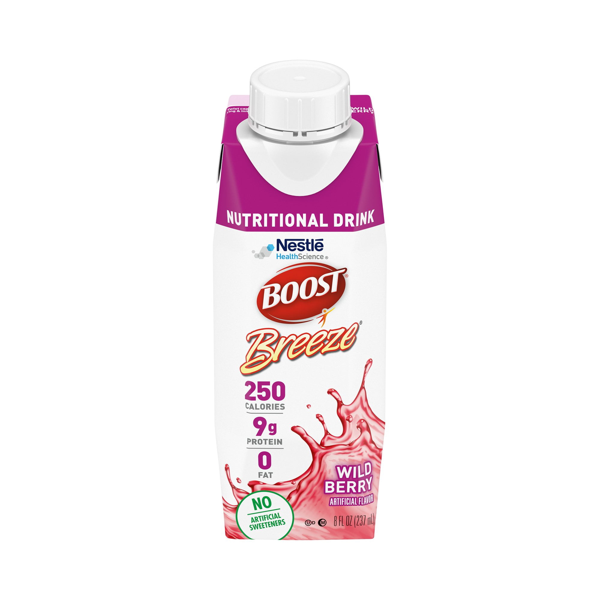 Nestle Boost Breeze Nutritional Drink Wild Berry 8 oz Carton 24 Ct ...