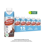 BOOST Max 30g High Protein Nutritional Drink Shakes, Rich Chocolate, 11 ...