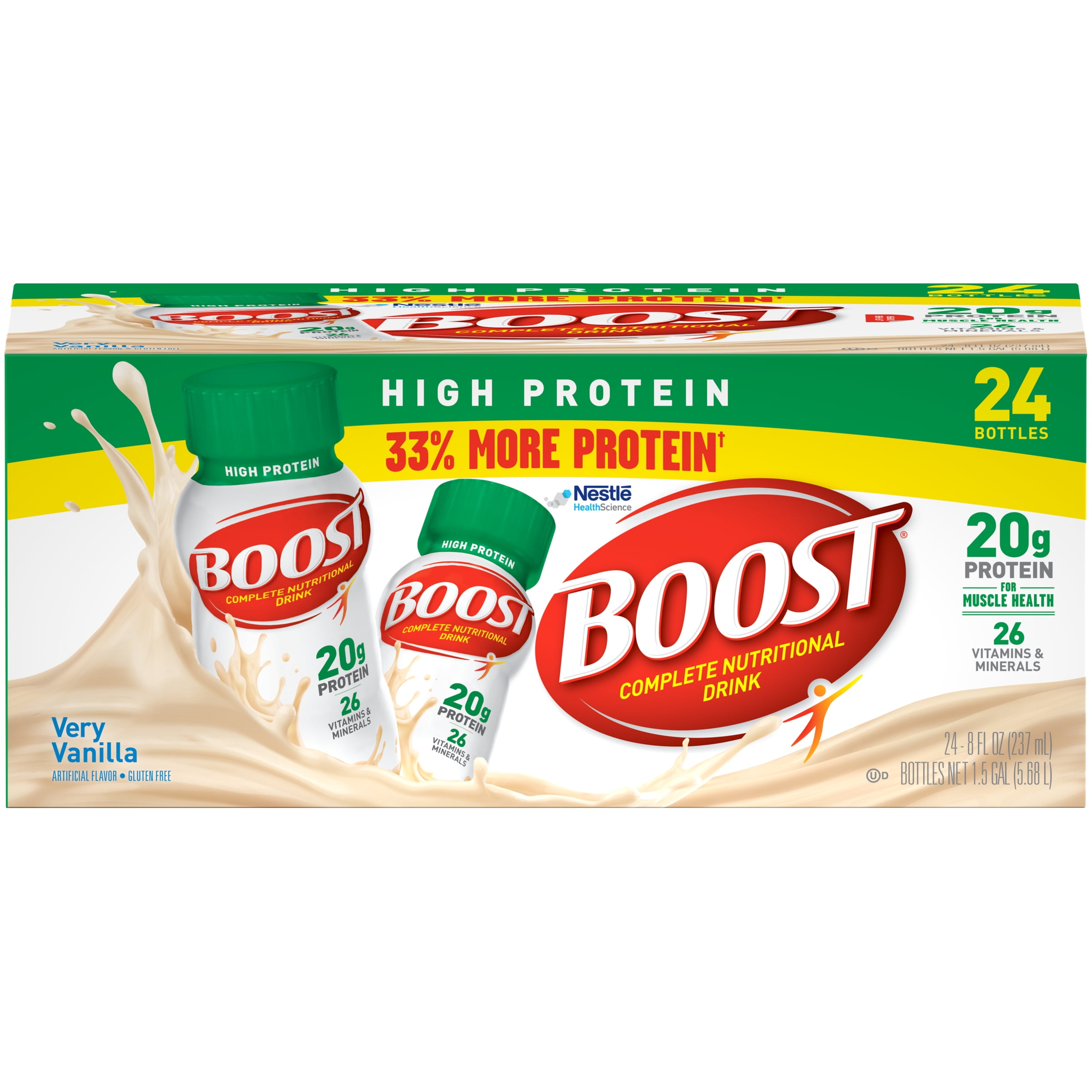 BOOST High Protein Nutritional Drink, Ready-to-Drink Shake, 20 Grams ...
