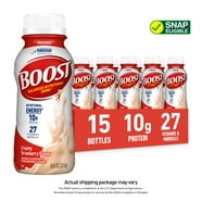 BOOST Very High Calorie Nutritional Drink, Variety Pack, 530 Calories ...