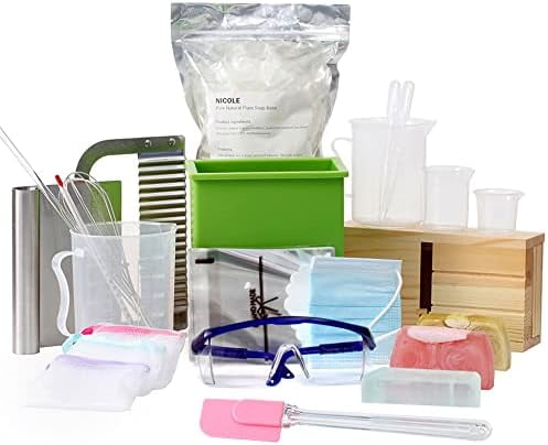 BOOWANComplete DIY Soap Making Supplies Kit Full Beginners Set ...