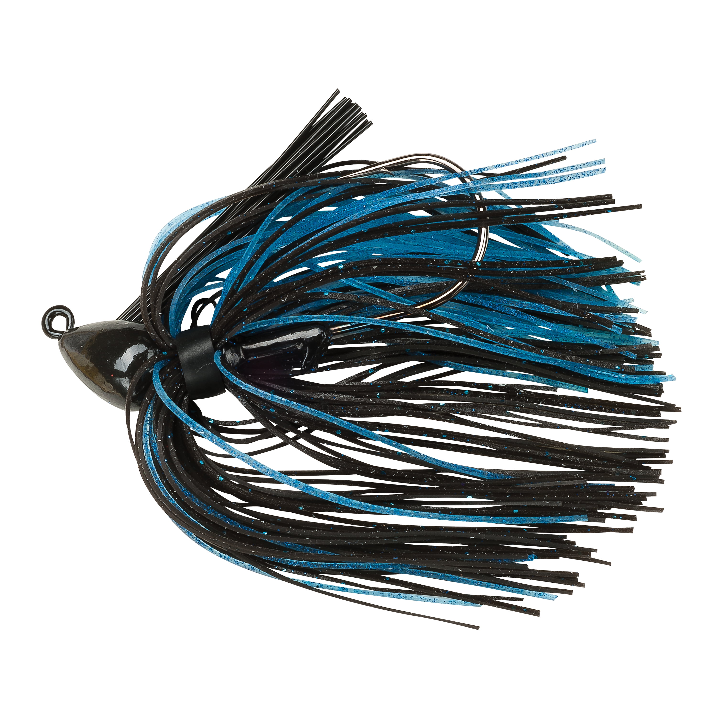BOOYAH Baby Boo Jig Black Blue 5/16 oz Bass Fishing Lure with Skirt and ...
