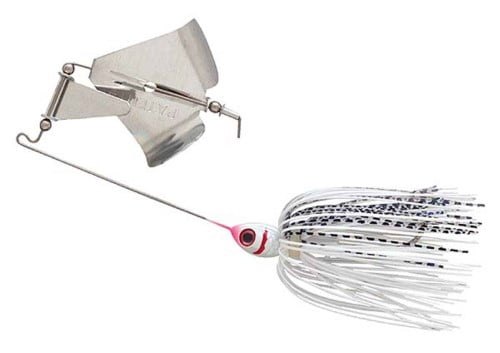 BOOYAH Buzz Fishing Lure Buzzbait One Blade Pearl White S w White Shad ...