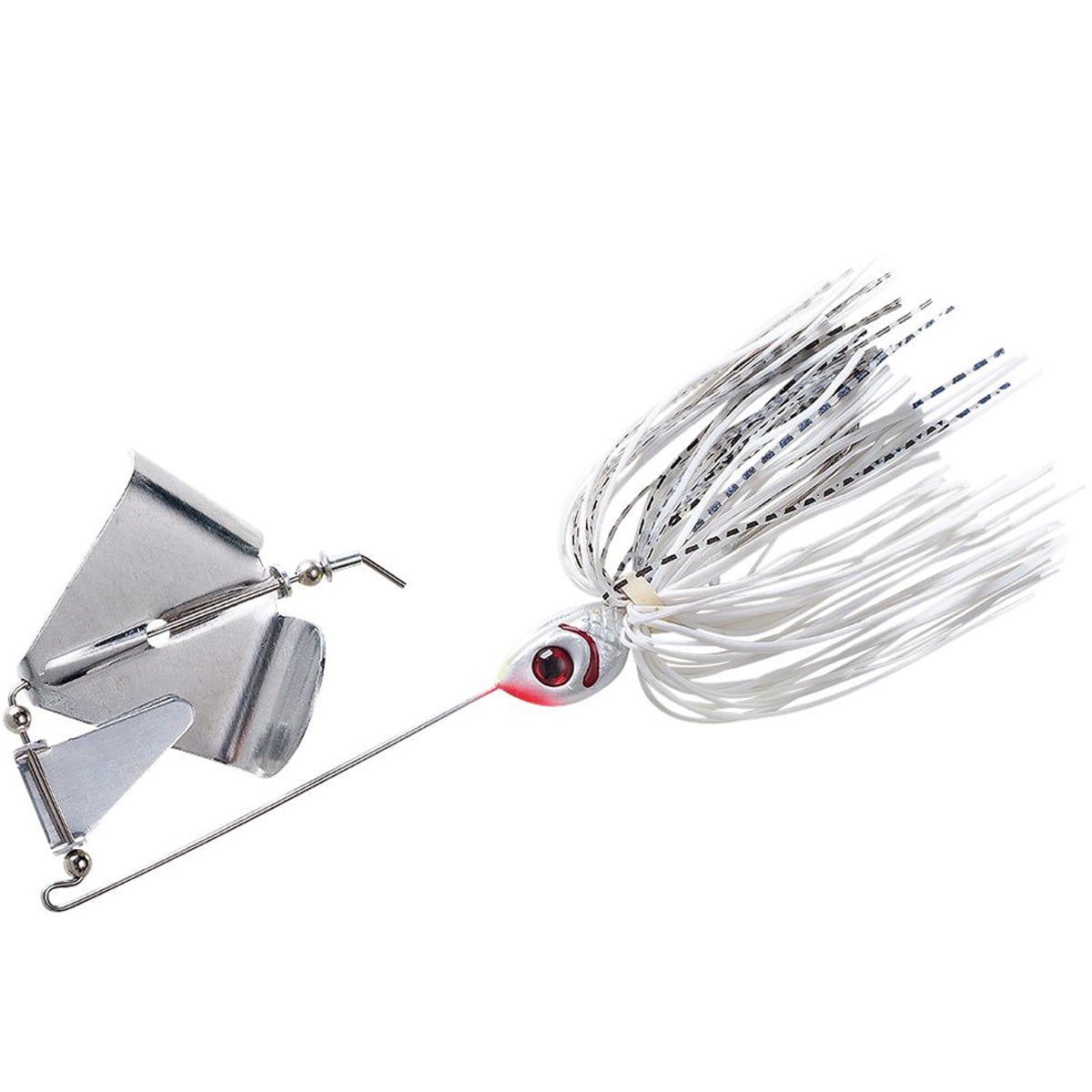 BOOYAH Buzz Fishing Lure Buzzbait One Blade Pearl White S w White Shad ...