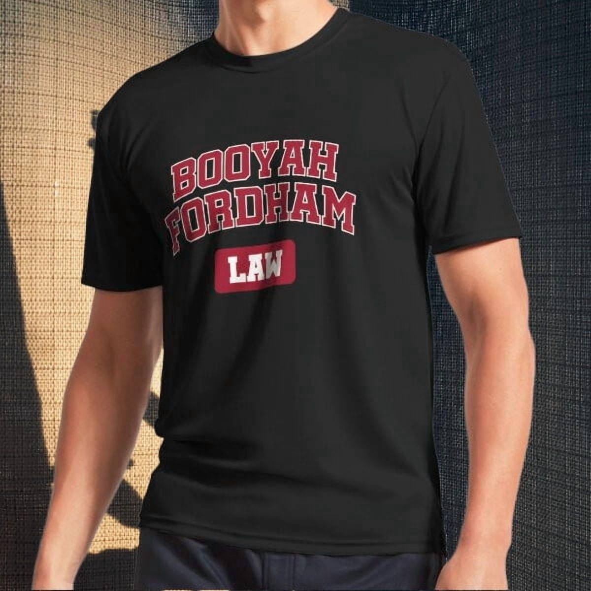 BOOYAH Fordham Law college style 2 Active Logo Men's T-Shirt Funny Size ...