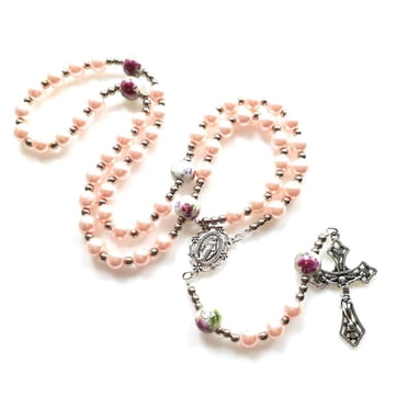 Genuine Amethyst Sterling Rosary | Made in USA | Catholic Rosary Beads ...