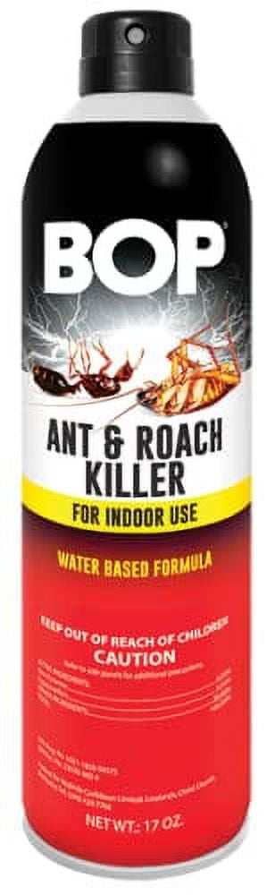 BOP Ant & Roach Killer, 17 oz, Easy To Use Pest Control Spray, Kills ...