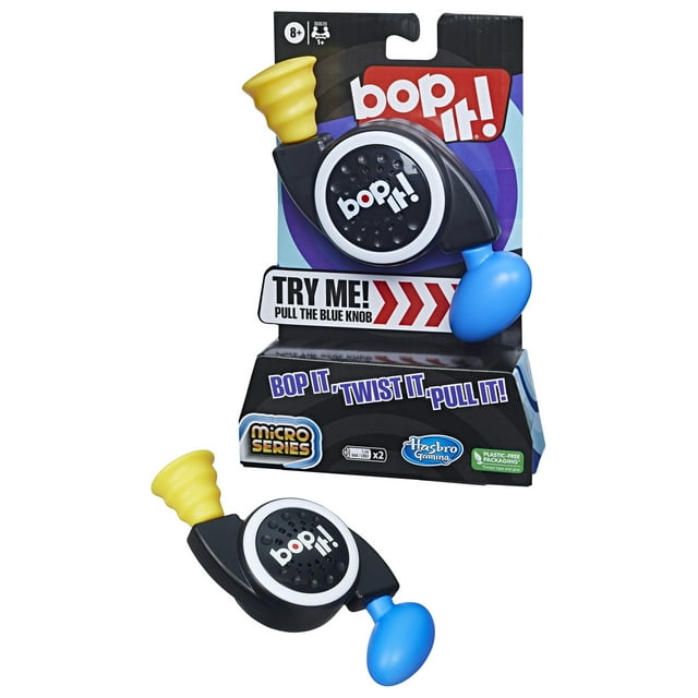 Bop It! Micro Series Electronic Game, Classic Bop It! Gameplay in a ...