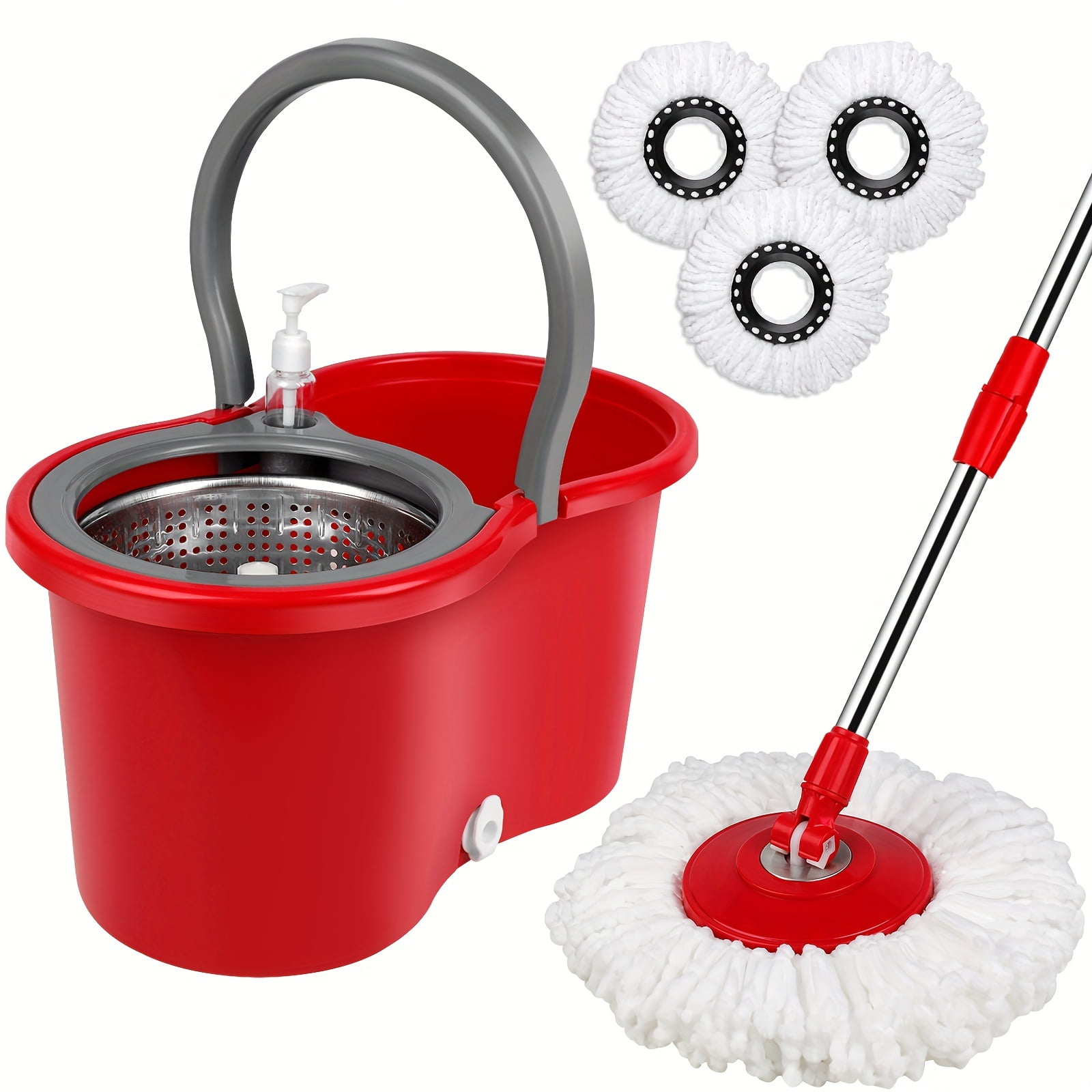 BOP Spin Mop And Bucket System, Bucket System With Wringer Set For ...
