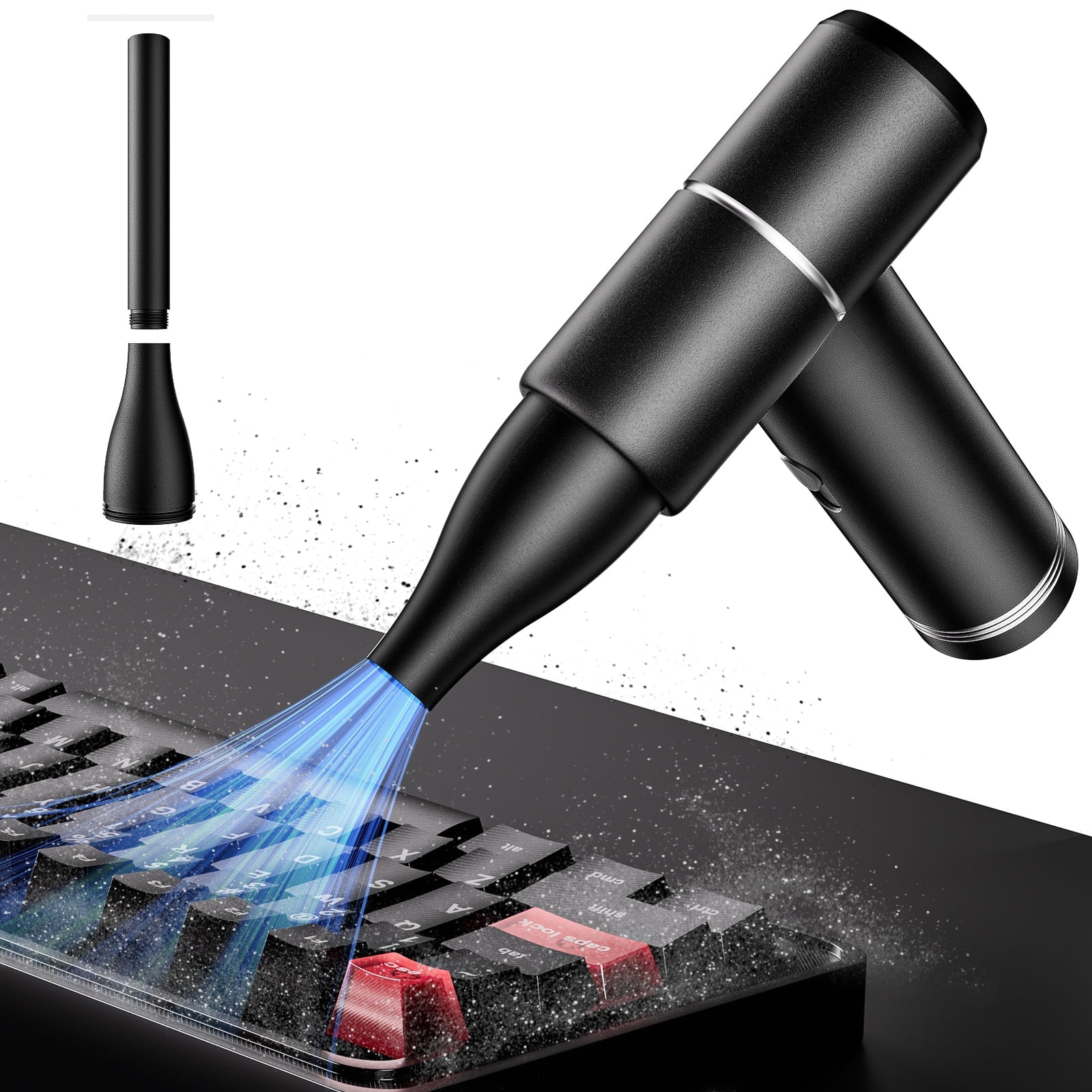 BOPORO Compressed Air Duster Stepless Speed Electric Air Duster for ...