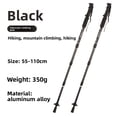 BOQNVKY Aluminum Alloy 4-Section Adjustable Shock-Absorbing Straight ...