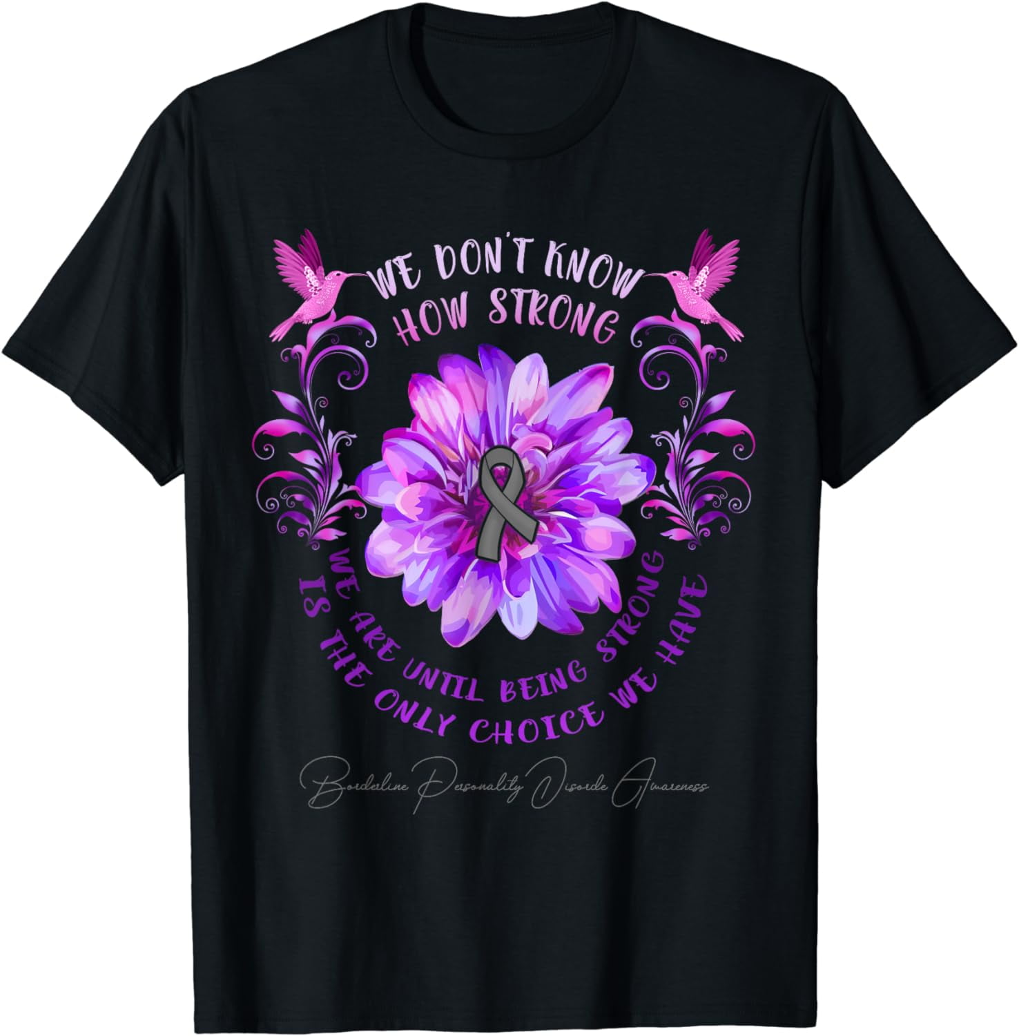 BORDERLINE PERSONALITY DISORDER AWARENESS Sunflower Gray T-Shirt - Walmart.com