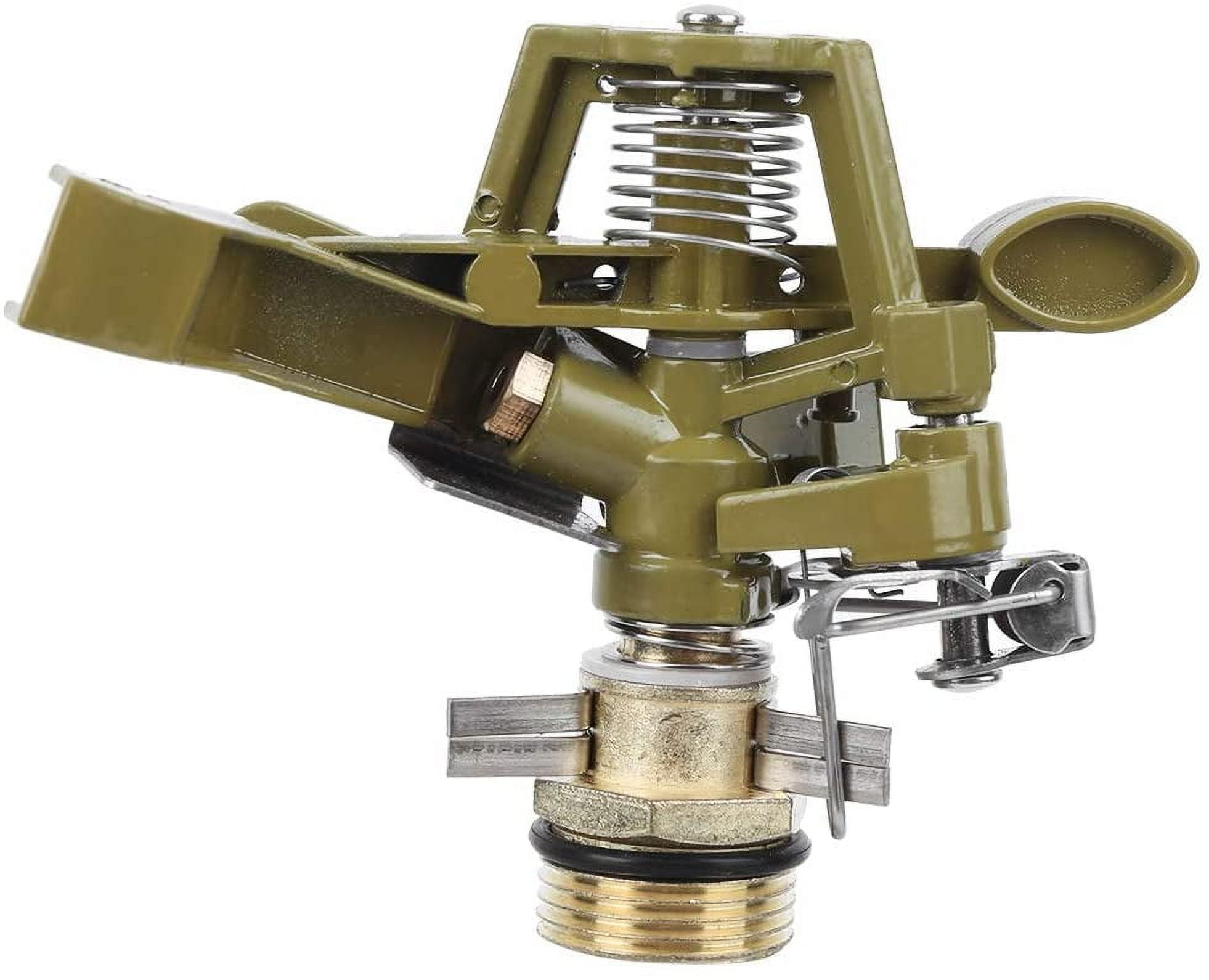 BORDSTRACT 3/4inch Impact Sprinkler, Rotating Yard Garden Sprinkler ...