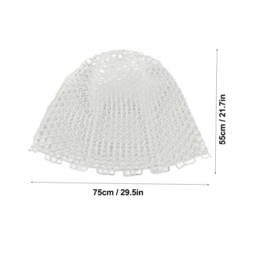 BORDSTRACT Fishing Net, Fish Landing Net, Collapsible Clear Rubber ...