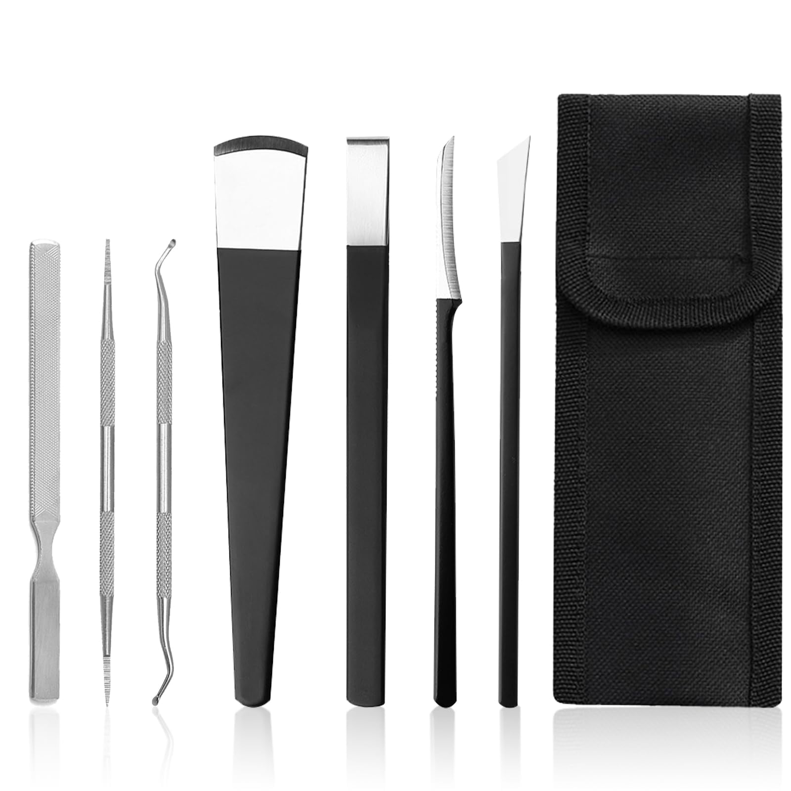 BORISCA 7 Pieces Professional Pedicure Knife, Pedicure Knife with ...