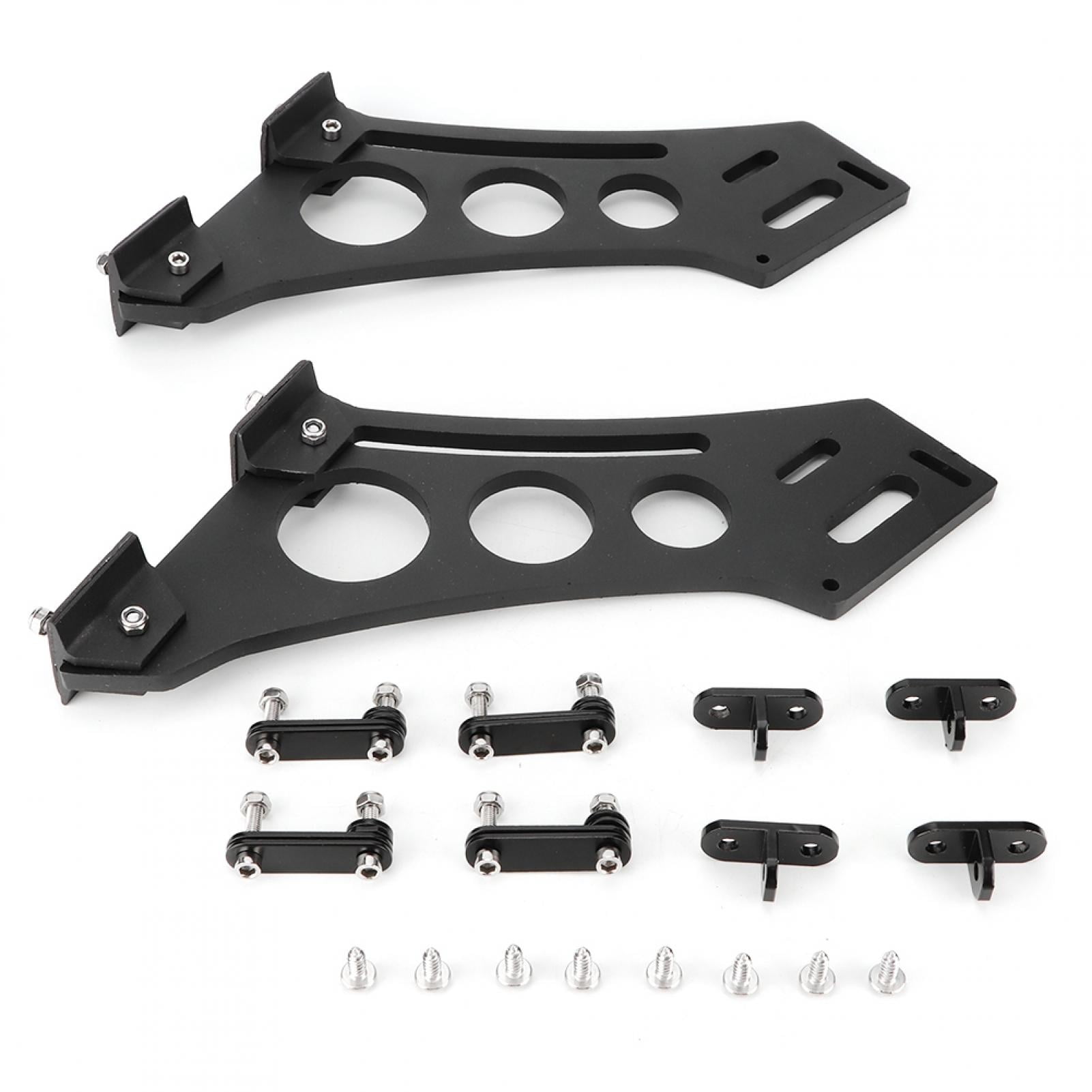 BOROCO 10" Universal Car Spoiler Mount Brackets, CNC Aluminum Alloy ...