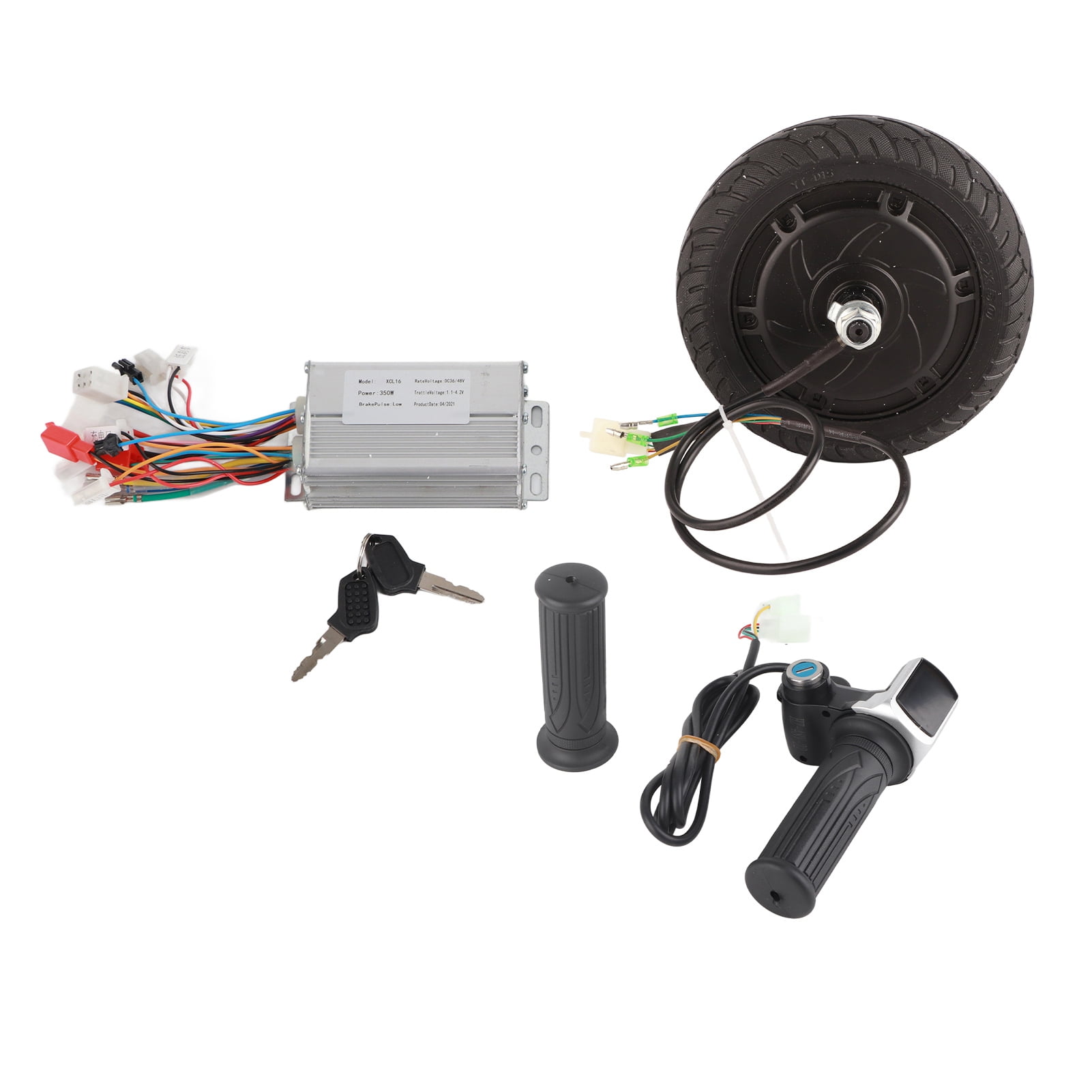 BOROCO 8 Inch Electric Scooter Conversion Kit, 48V 350W Wheel Brushless ...
